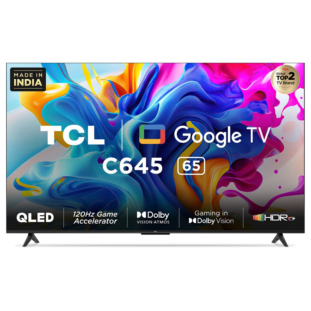 TCL 65"Qled Google TV/HDMI2.1/UHD Resolution (3840x2160p) HDR Pro 65C6