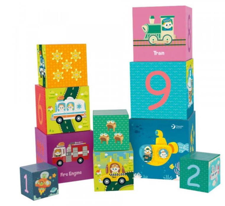 Transportation Stacking Cubes