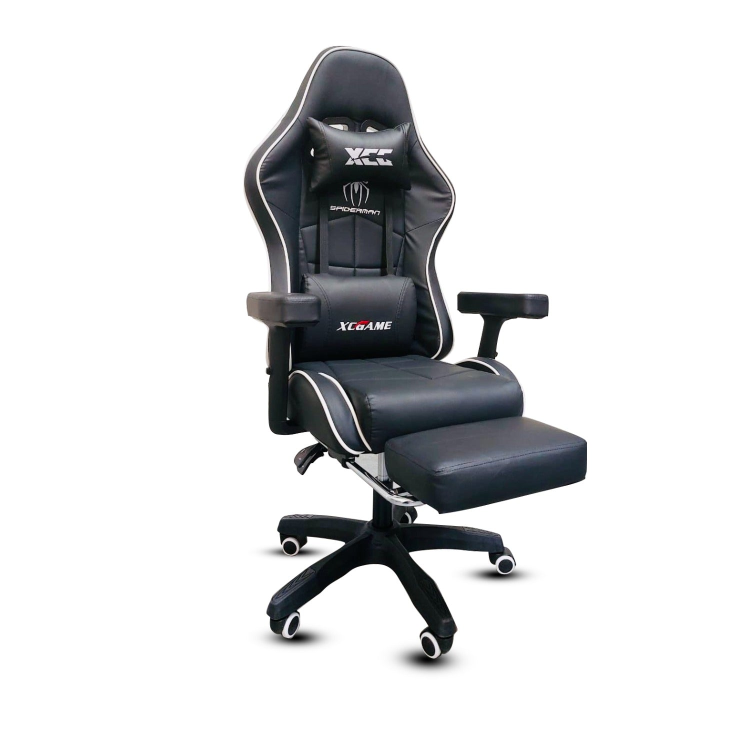 XC Game Gaming Chair-With Footrest Black GFY-102T18
