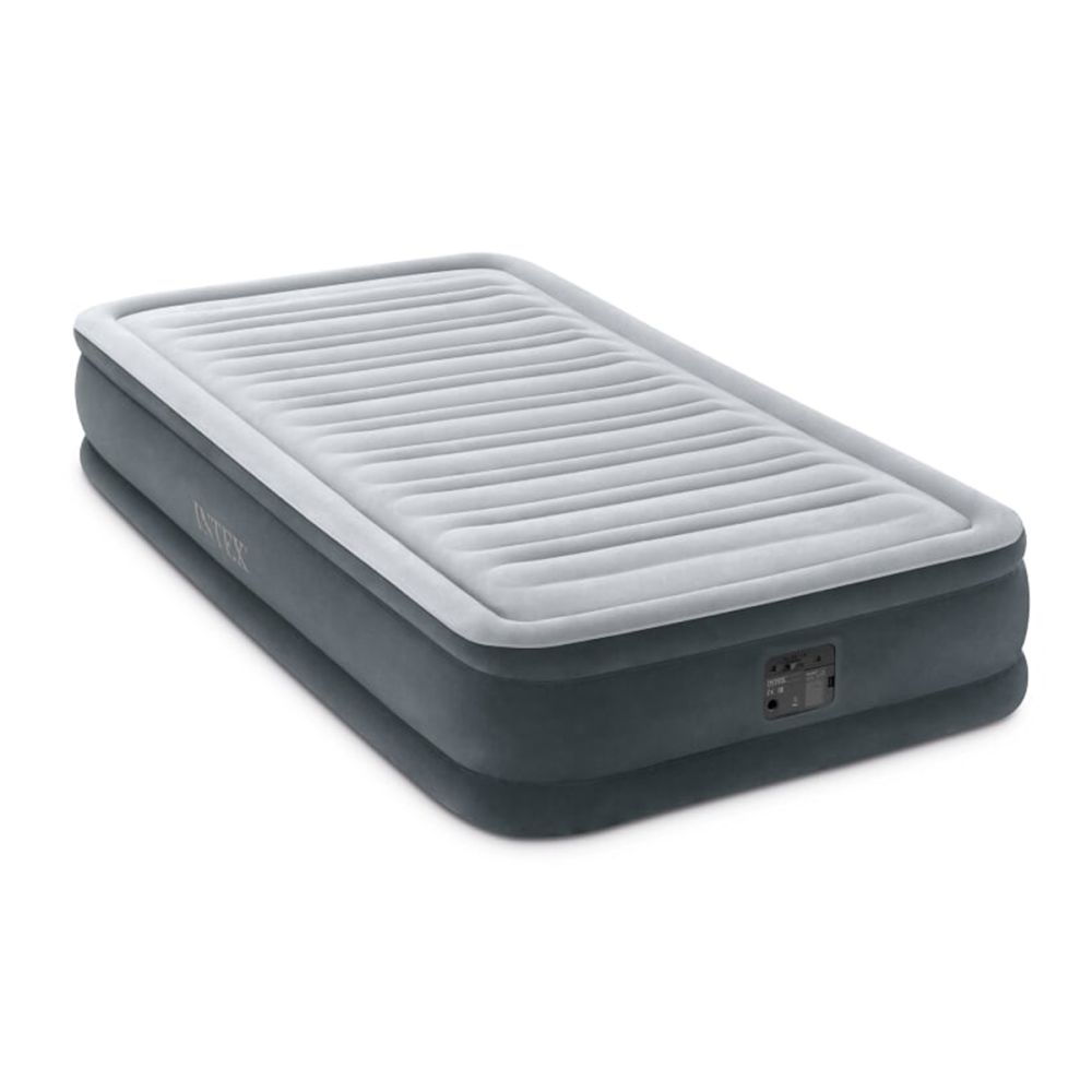 Intex Twin Dura-beam Comfort-Plush Airbed With Bip (W/220-240V Built-i