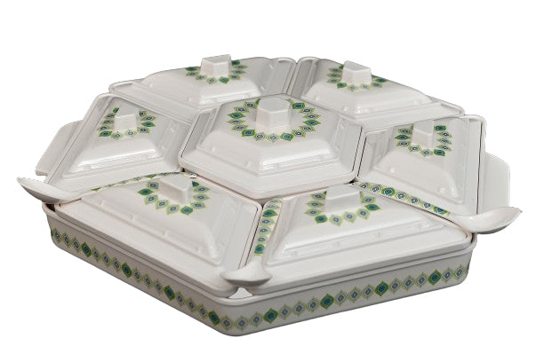 Servewell Melamine 19pcs Revolving Set