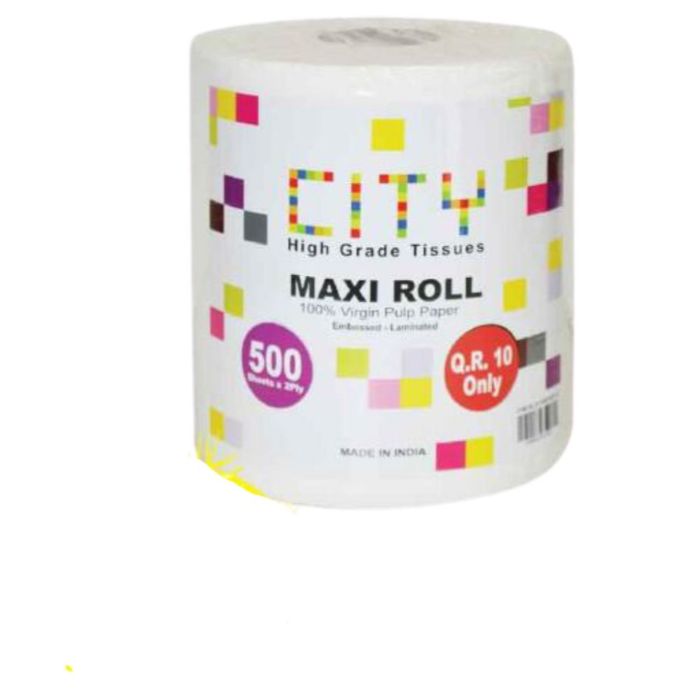 City Maxi Roll 2 Ply 500 Sheet