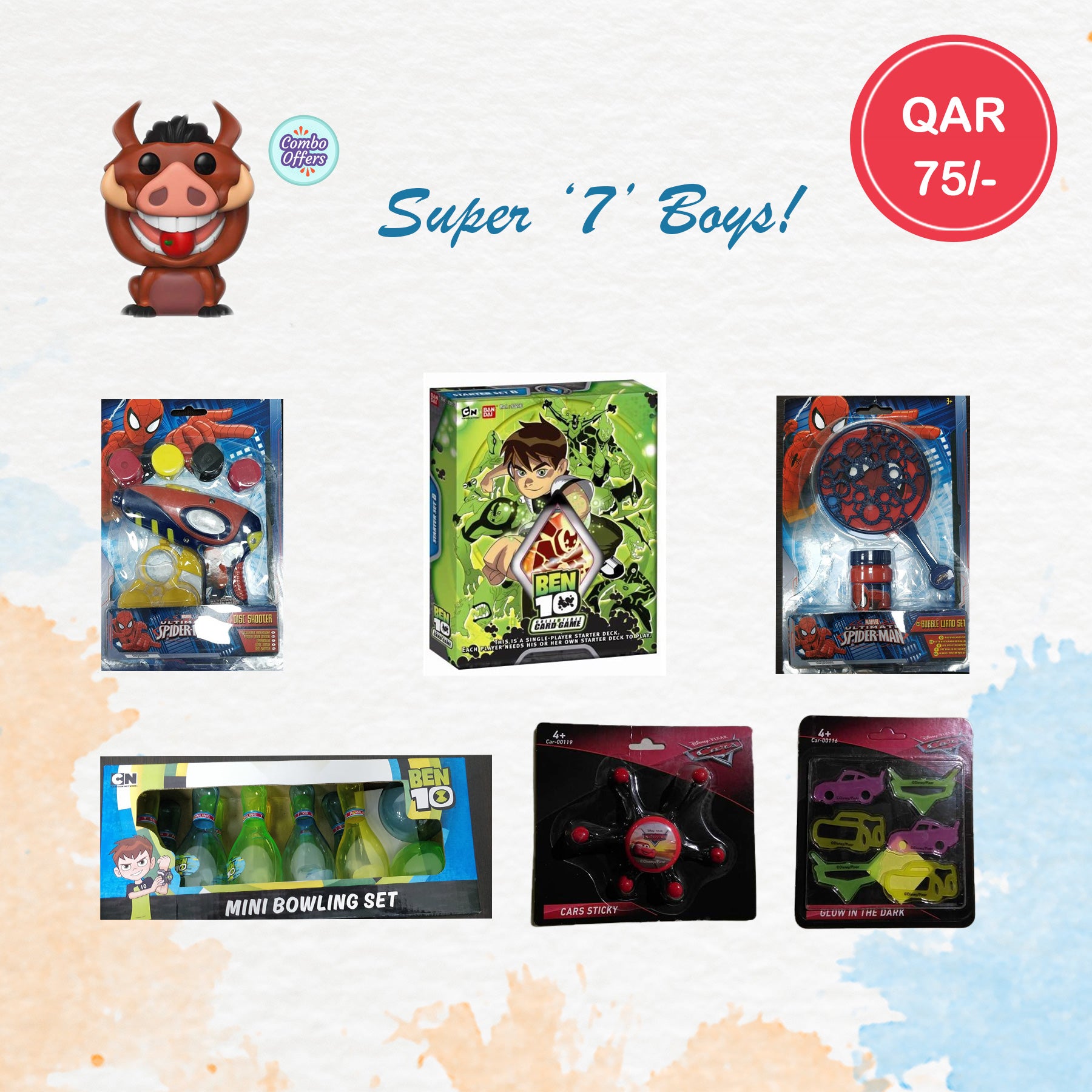 Super 7 Boys Combo